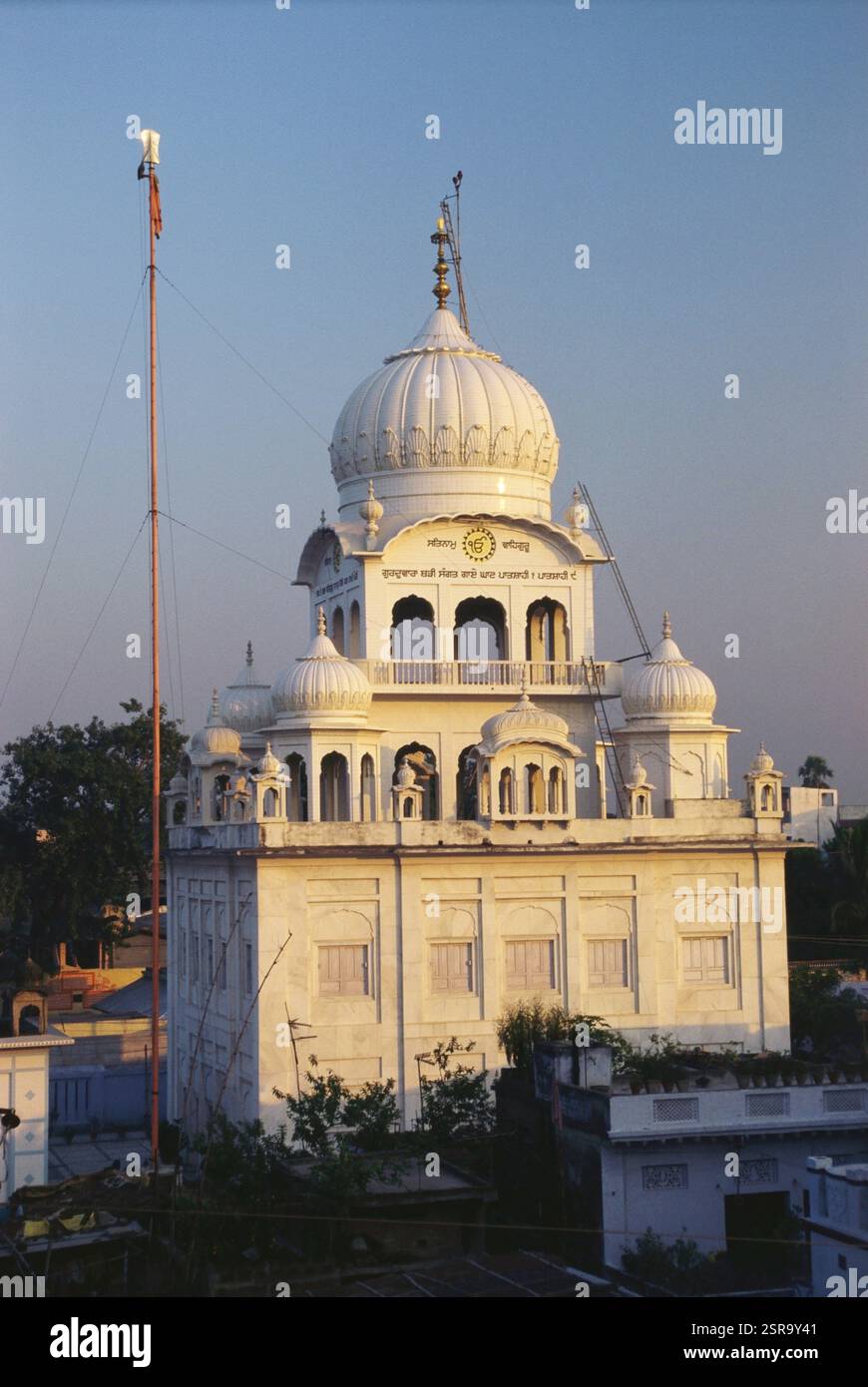 Sikh gurudwara at Cow Ghat in Patna, Bihar, India, Asia Stock Photo - Alamy