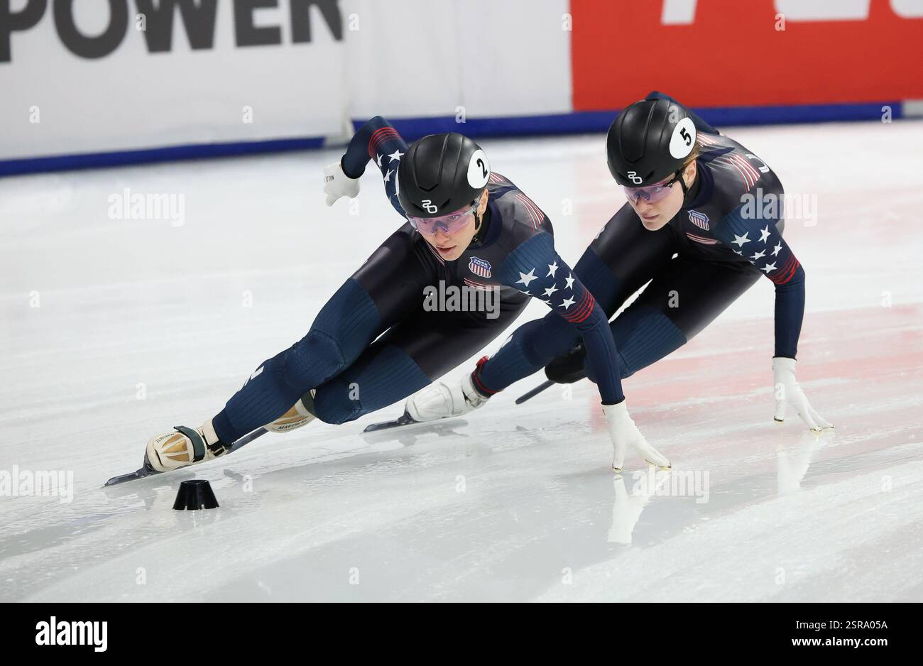 Milan, Italy. 15th Feb, 2025. ISU Short Track World Tour 2025 Final 1000 Woman Milano 15/02/25 ...