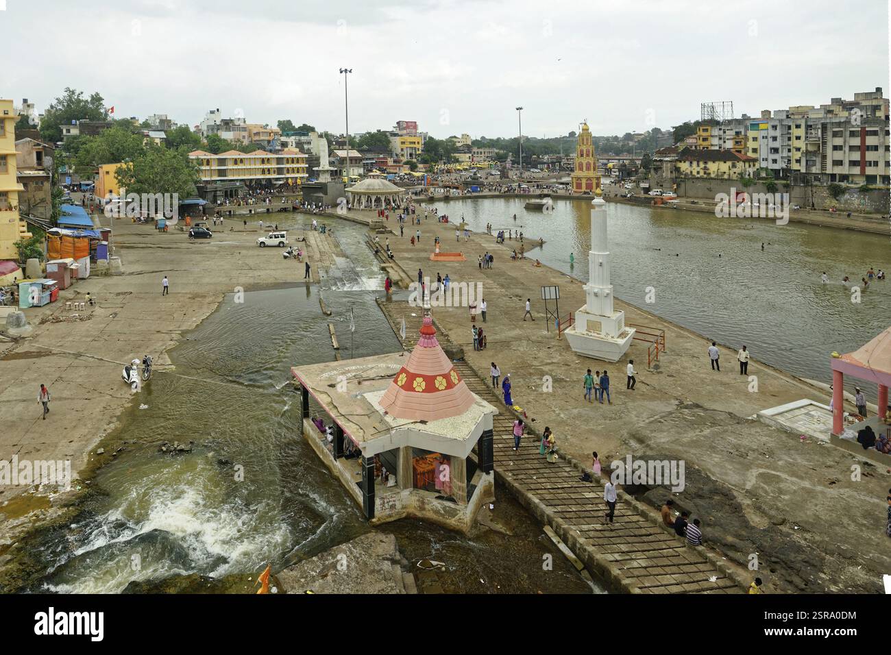 Godavari river ghat at nashik, Maharashtra, India, Asia Stock Photo - Alamy
