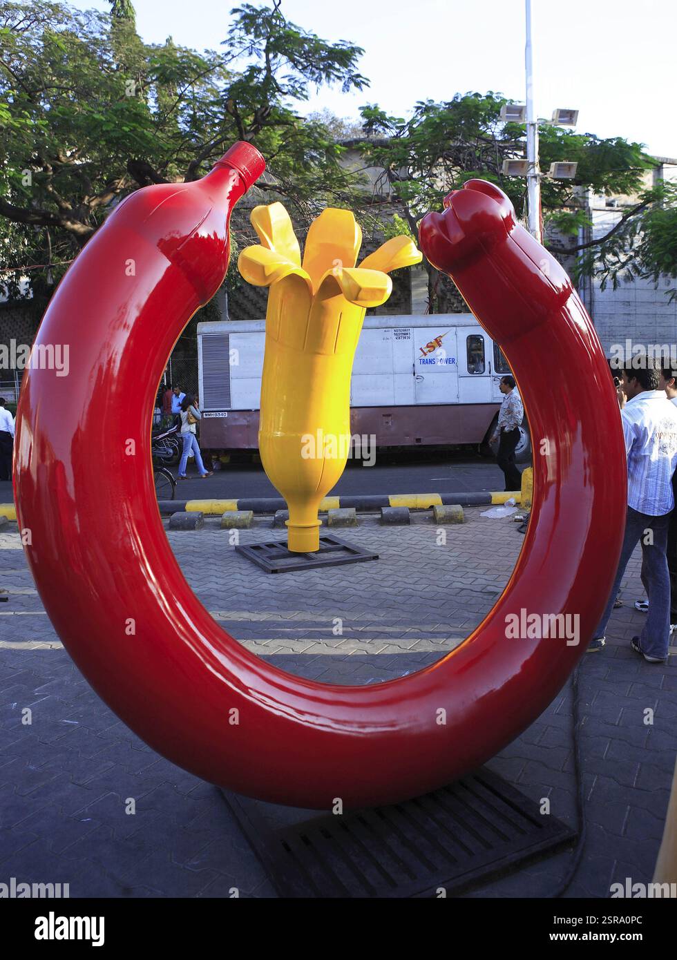 Art installations displayed, mumbai, maharashtra, india, asia Stock ...