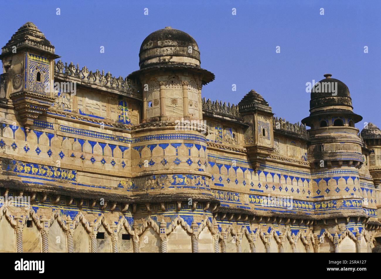 Man Mandir palace, Gwalior, Madhya Pradesh, India, Asia Stock Photo - Alamy