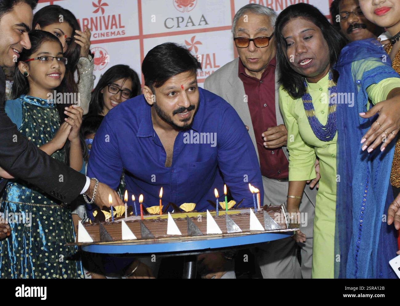 Bollywood actor Vivek Oberoi celebrates birthday Y. K. Sapru Chairman ...