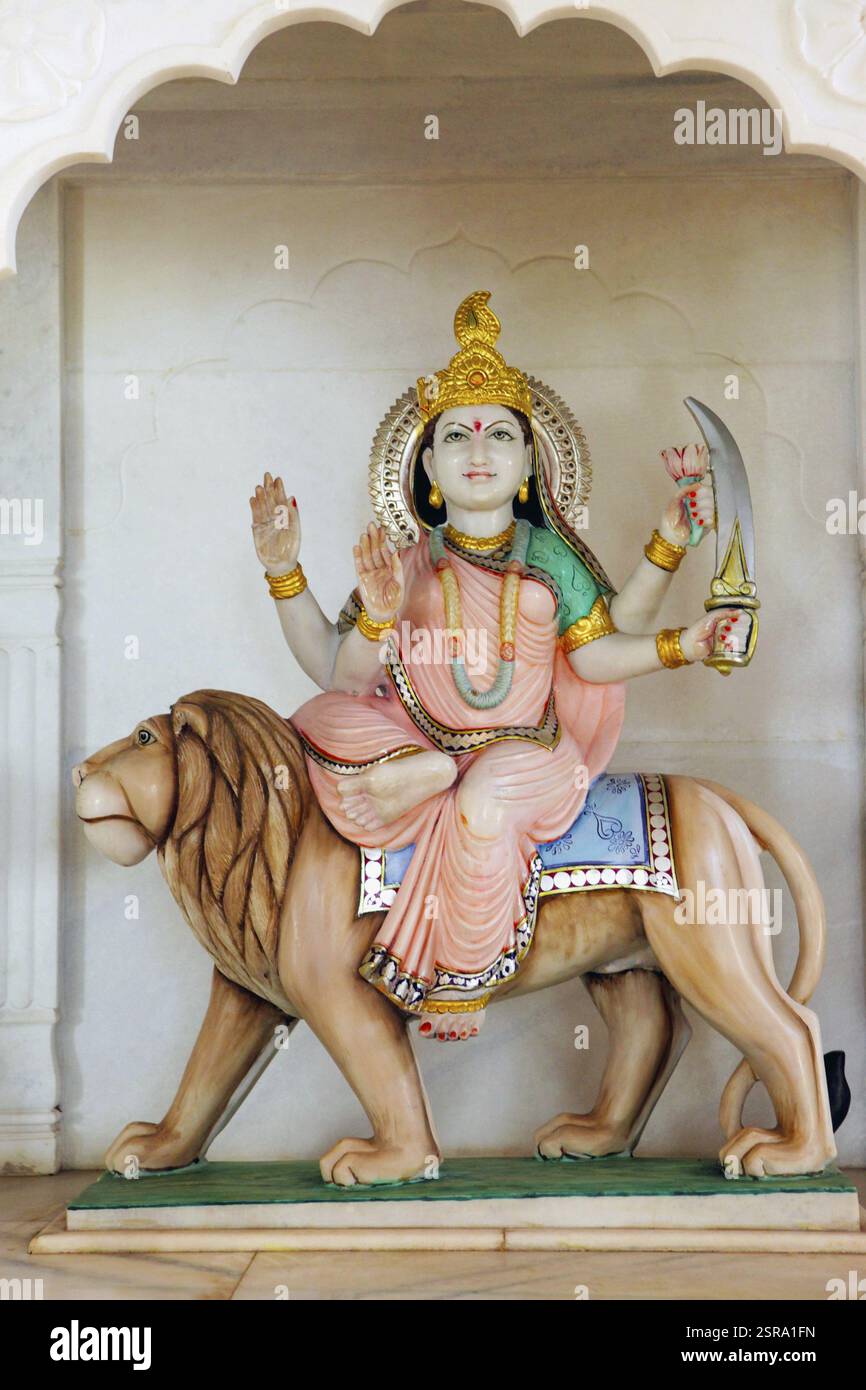 Goddess Maa Durga Statue Stock Photo - Alamy
