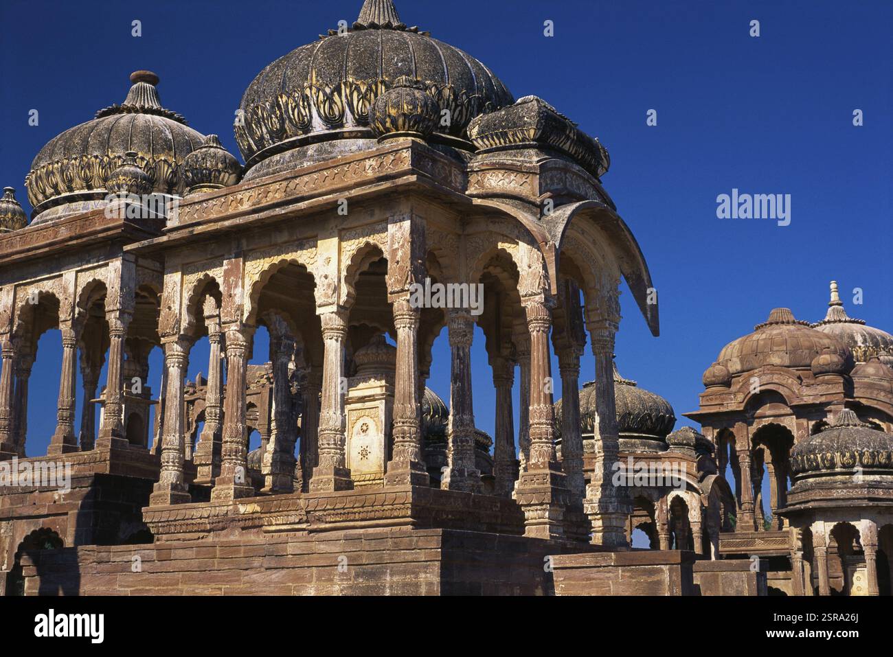 Queens cenotaph, Mandore, Jodhpur, India, Asia Stock Photo - Alamy