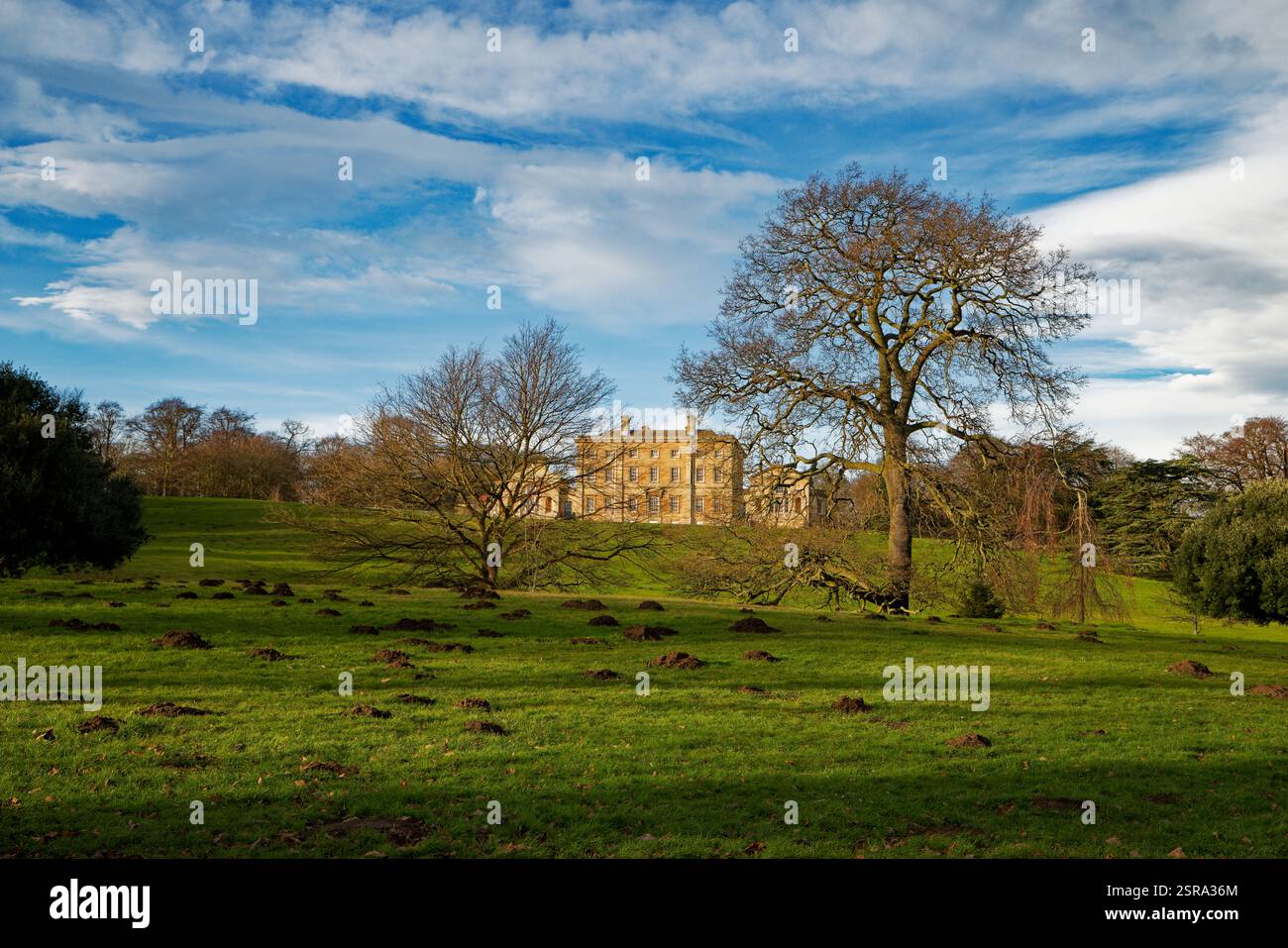 Cusworth Hall stands within landscaped grounds that are now a Country Park, Doncaster, South ...