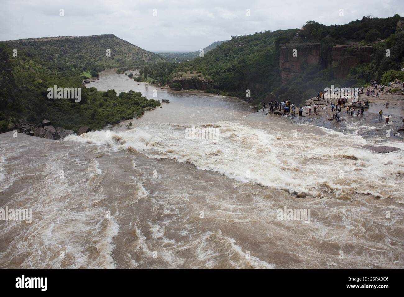 Waterfall in gokak, karnataka, india, asia Stock Photo - Alamy