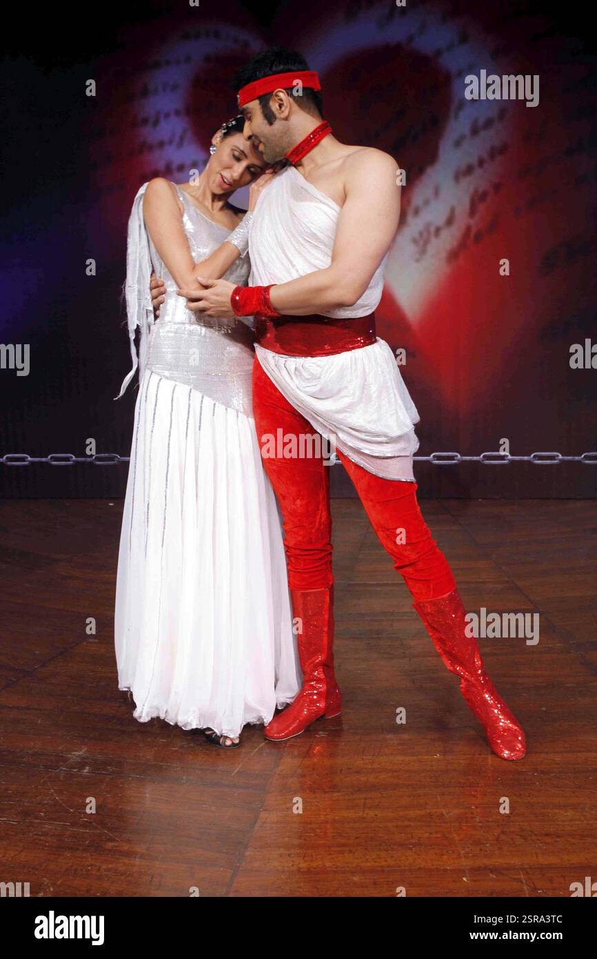 Bollywood choreographer Sandip Soparrkar model Alesia Raut poses dance ...