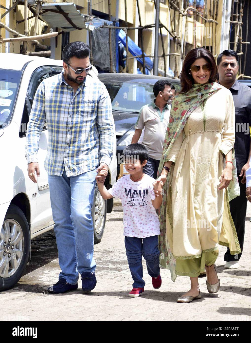 Bollywood actor Shilpa Shetty Raj Kundra son Viaan Murtikar Santosh ...