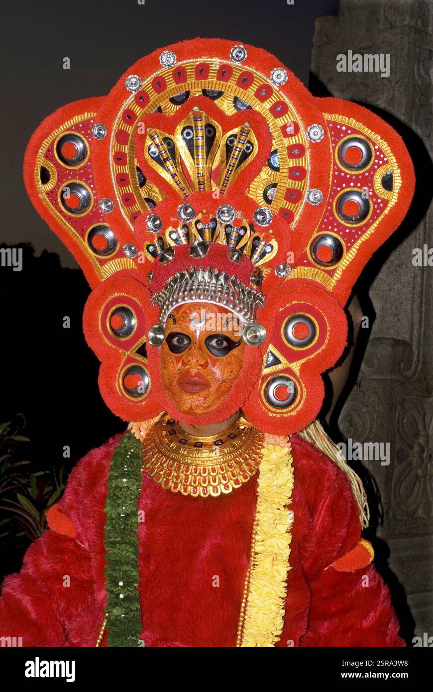 Theyyam dance ritualistic folk art form, Kerala, India MR#744 Stock ...
