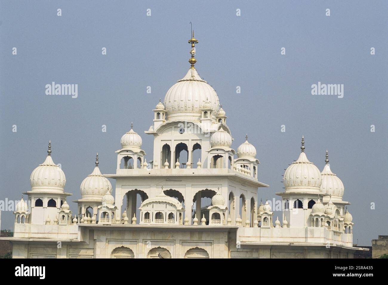 Decorated domes and balconies of entrance building of Harmandirji Patna ...