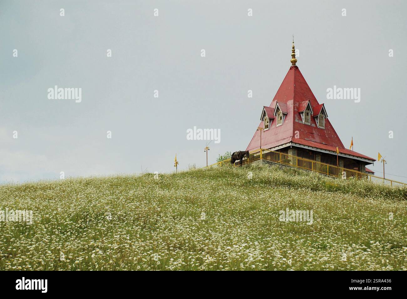 Temple at Gulmarg city, Jammu & Kashmir, India, Asia Stock Photo - Alamy