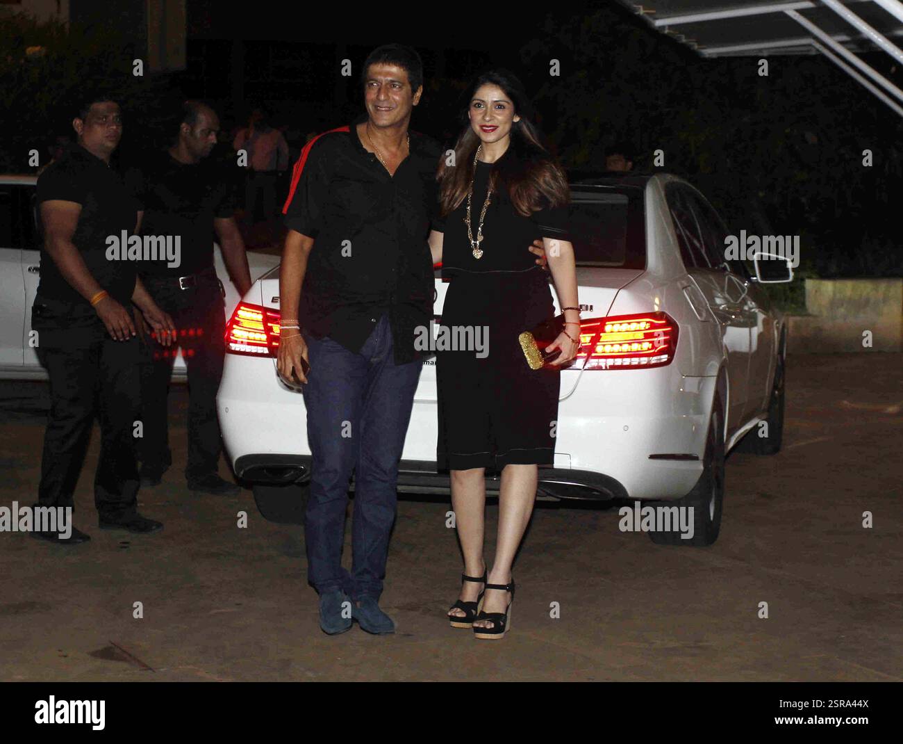 Bollywood actor Chunky Pandey and his wife Bhavna Pandey during Rima ...