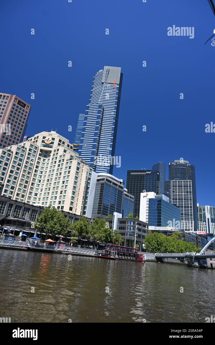 Eureka Tower, Southbank, Melbourne Skydeck, Melbourne Central business ...