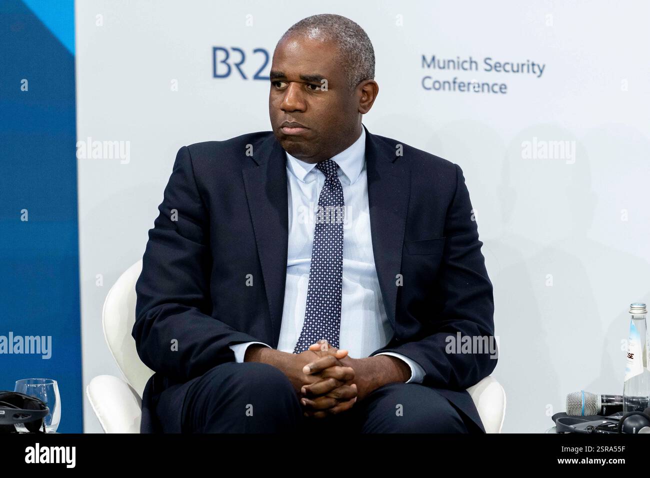 Munich, Bavaria, Germany. 15th Feb, 2025. DAVID LAMMY, Secretary of ...