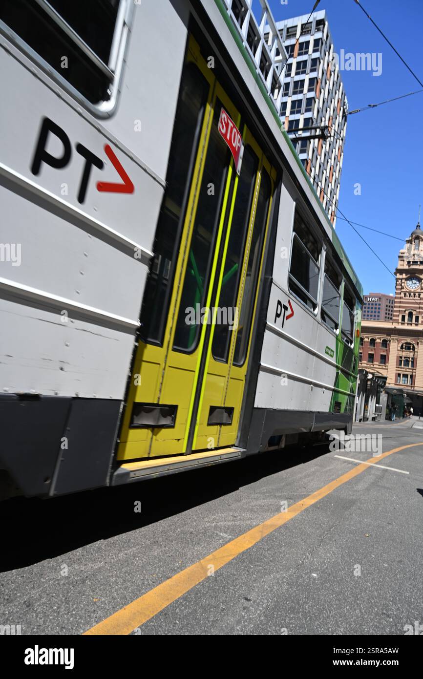 public transport Victoria, Melbourne tramway network Stock Photo - Alamy