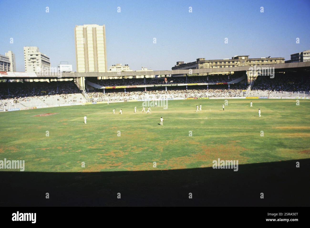 Cricket match at Wankhede Stadium Bombay Mumbai India Stock Photo - Alamy