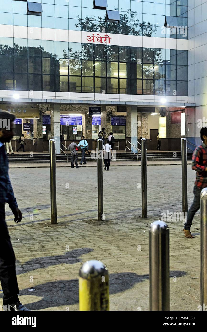 Andheri Railway Station building, Mumbai, Maharashtra, India, Asia ...