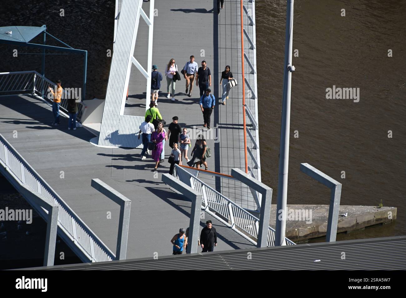 Seafarers Bridge over the Yarra River Melbourne Australia Stock Photo ...