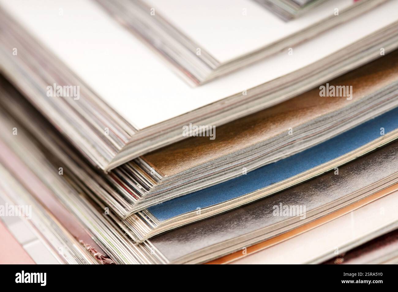 Stack of magazines, poland Stock Photo - Alamy