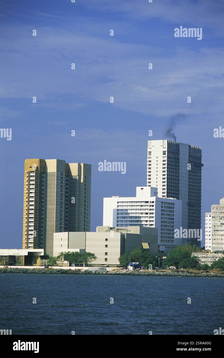 Skyline of Nariman Point, Bombay Mumbai, Maharashtra, India, Asia Stock ...