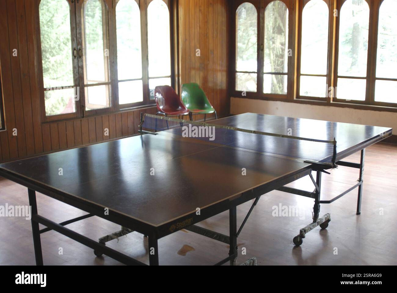 Table tennis setup for play in club house of, Manali, Himachal Pradesh ...