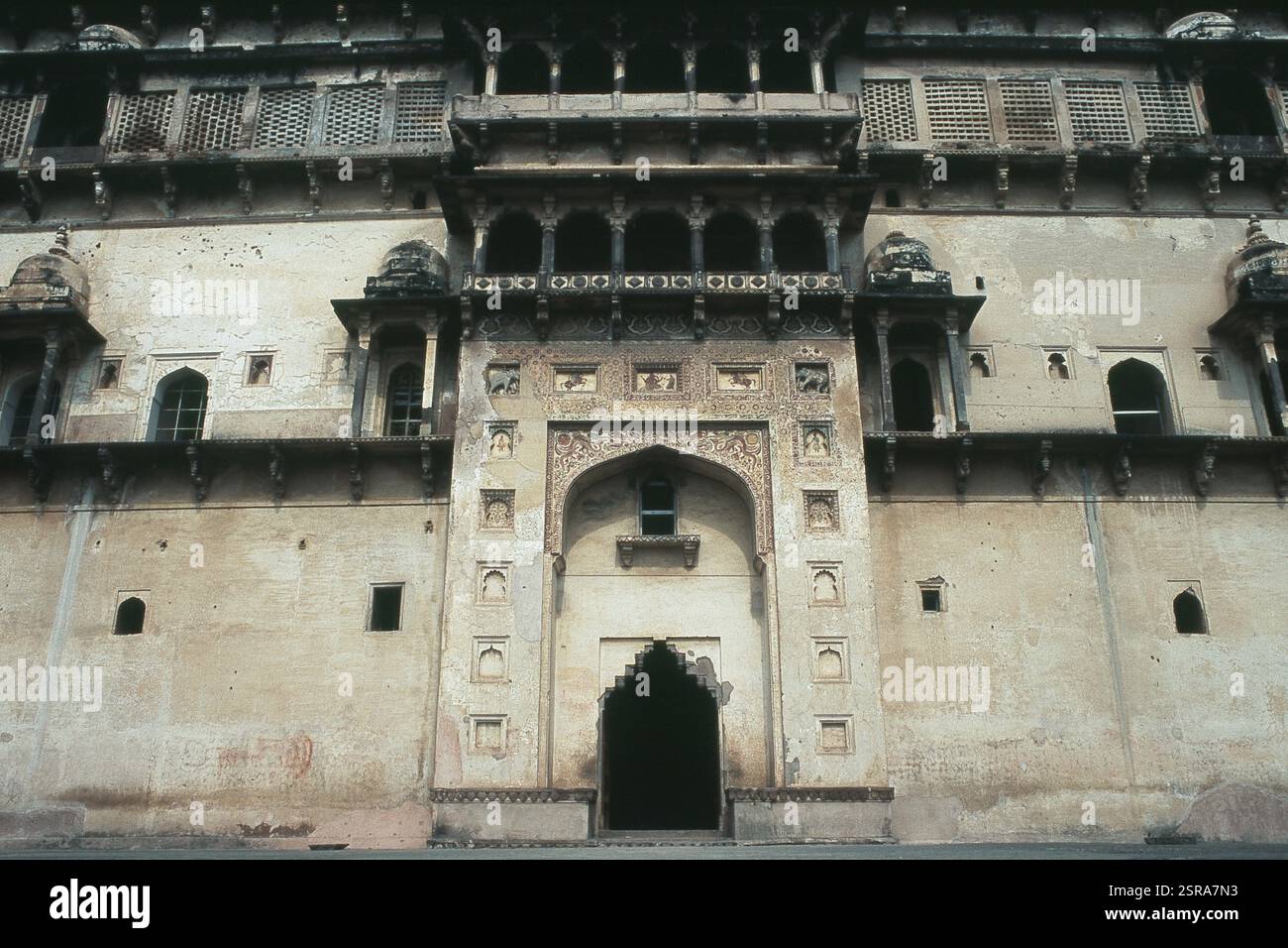 Facade of Datia Palace, Datia, Madhya Pradesh, India, Asia Stock Photo ...