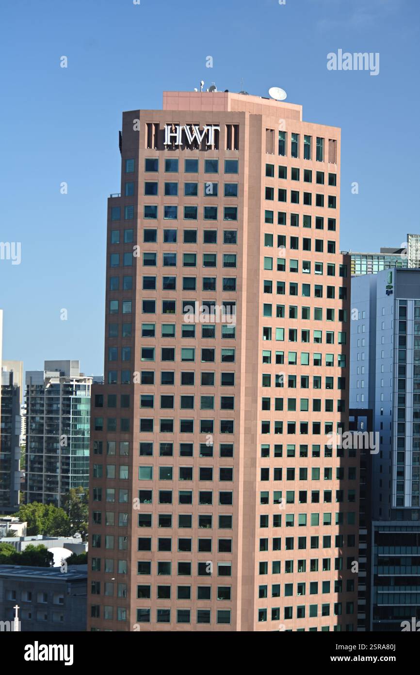 Melbourne city skyline Stock Photo - Alamy