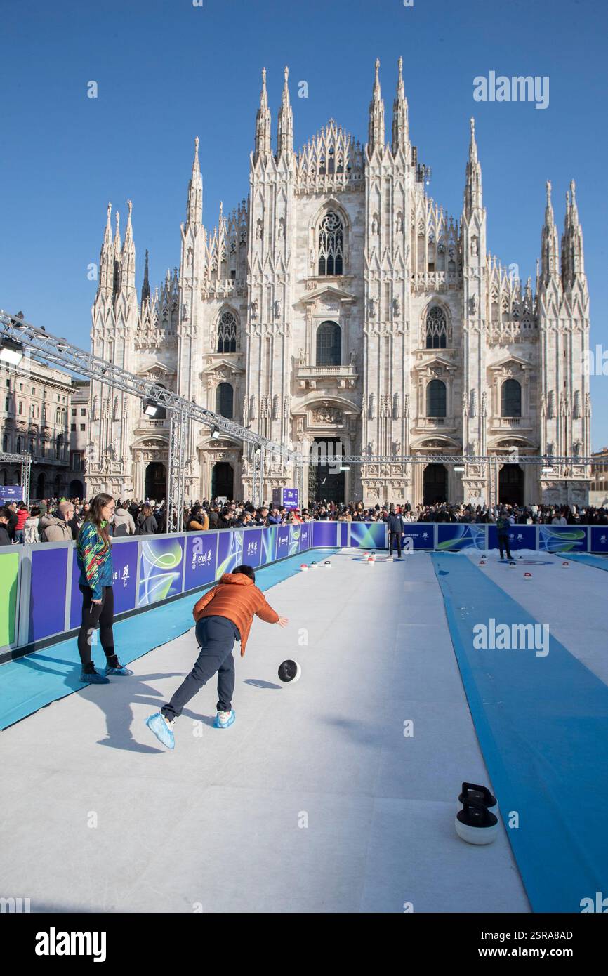 Milano, Italia. 15th Feb, 2025. Olimpiadi Invernali Milano Cortina 2026 ...