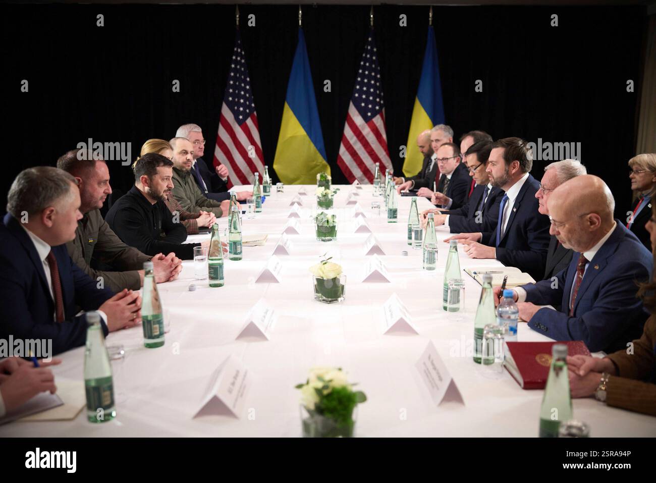 Kyiv, Ukraine. 14th Feb, 2025. Ukrainian President Volodymyr Zelenskyy ...