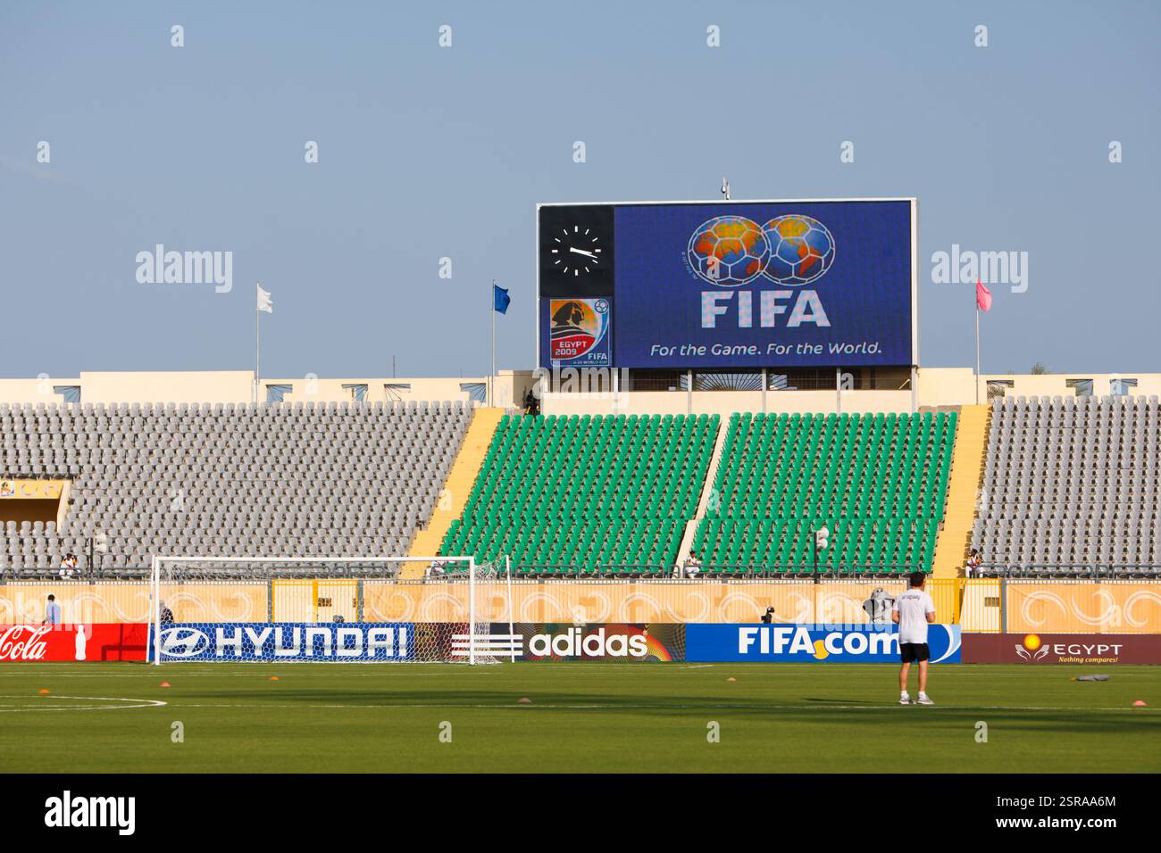 General view of Port Said Stadium prior to a FIFA U-20 World Cup round ...
