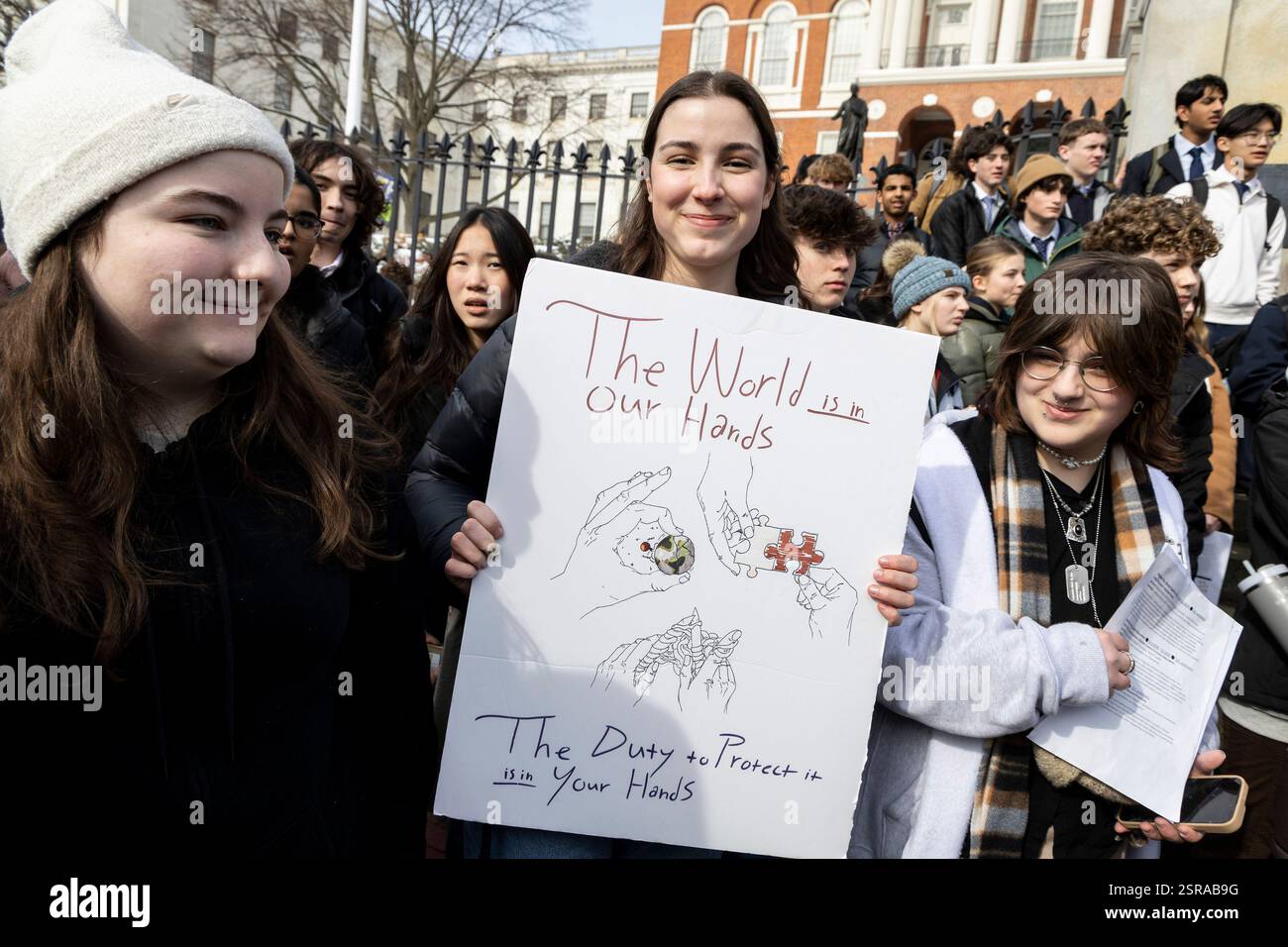 Feb. 11, 2025. Boston, MA. Hundreds of young people from across the ...