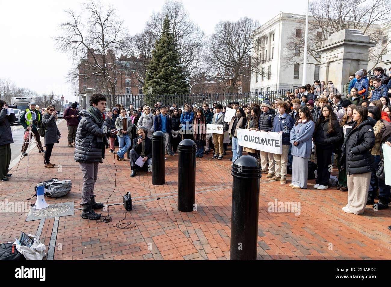 Feb. 11, 2025. Boston, MA. Hundreds of young people from across the ...