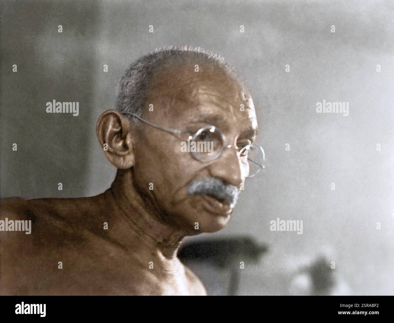 Mahatma Gandhi sitting talking at Birla House, Mumbai, Maharashtra ...