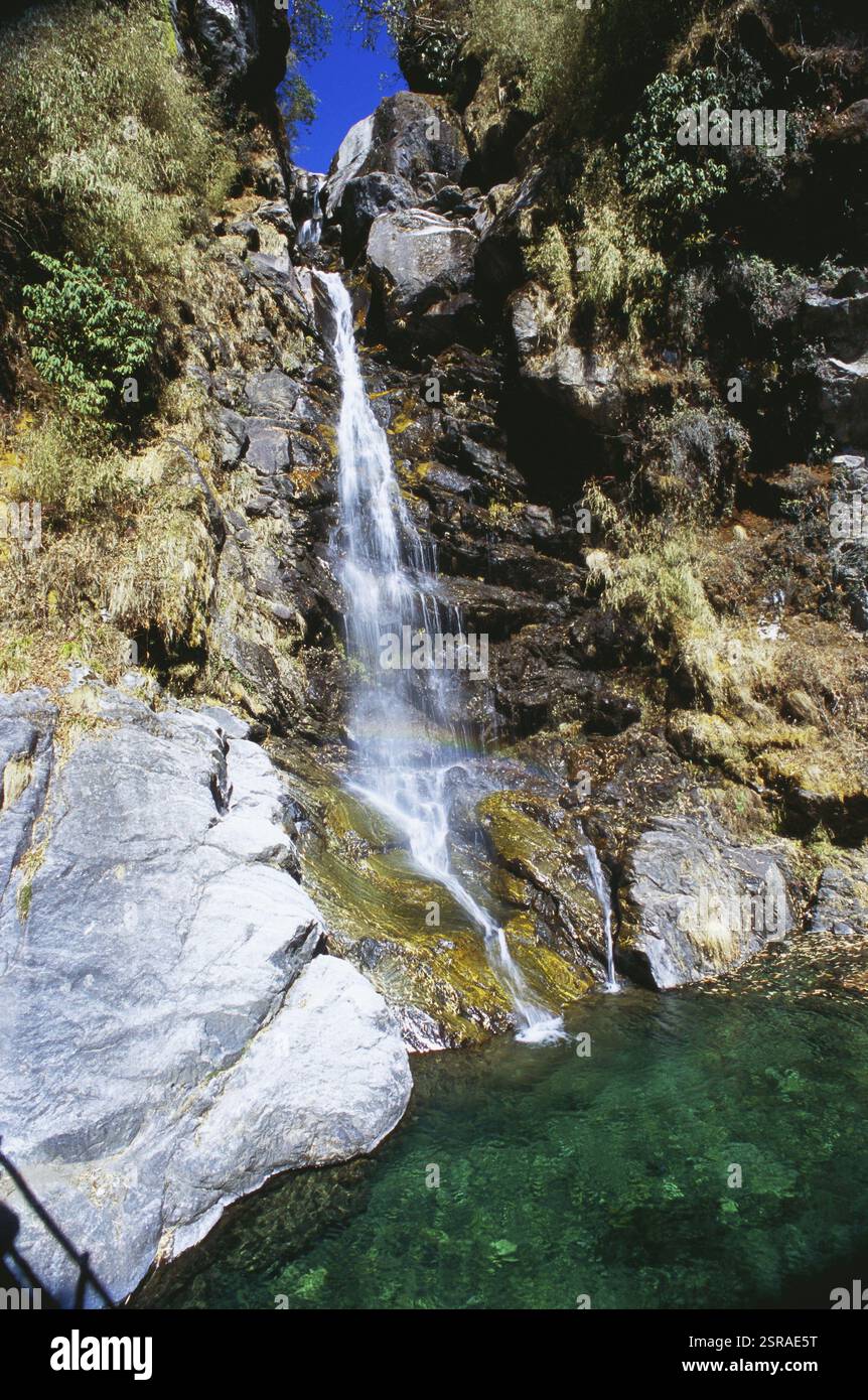 Falls, Sikkim, India, Asia Stock Photo - Alamy