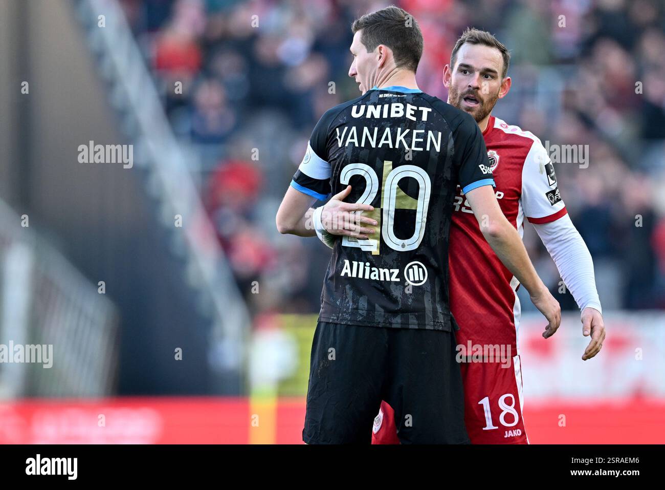 Antwerpen, Belgium. 02nd Feb, 2025. Hans Vanaken (20) of Club Brugge ...