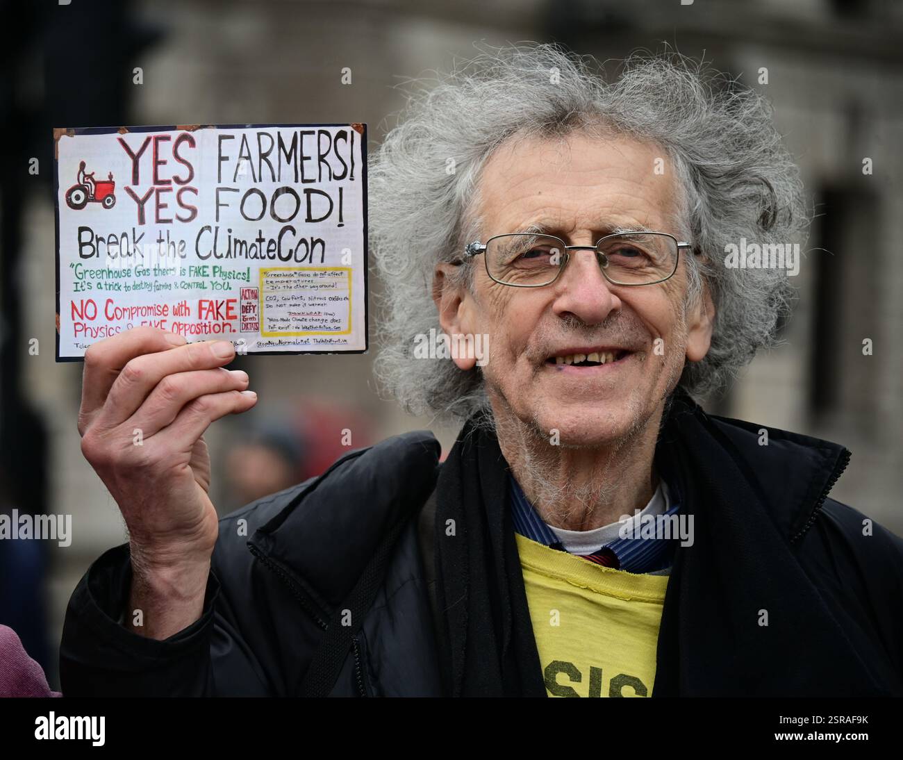 LONDON, UK. 15th Feb, 2025. Thousands assembled at the Whitehall ...