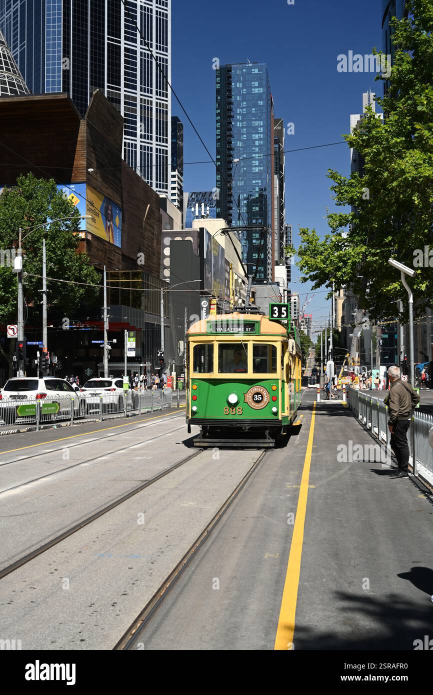 Melbournes tram network hi-res stock photography and images - Alamy