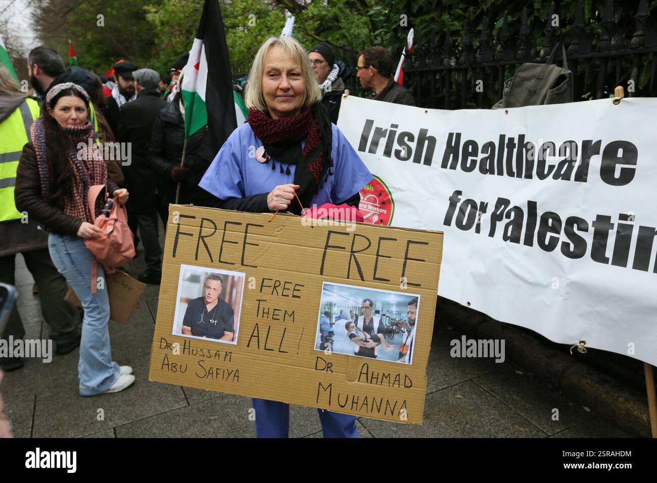 Dublin, Ireland - 15th February 2025 - Irish healthcare workers ...