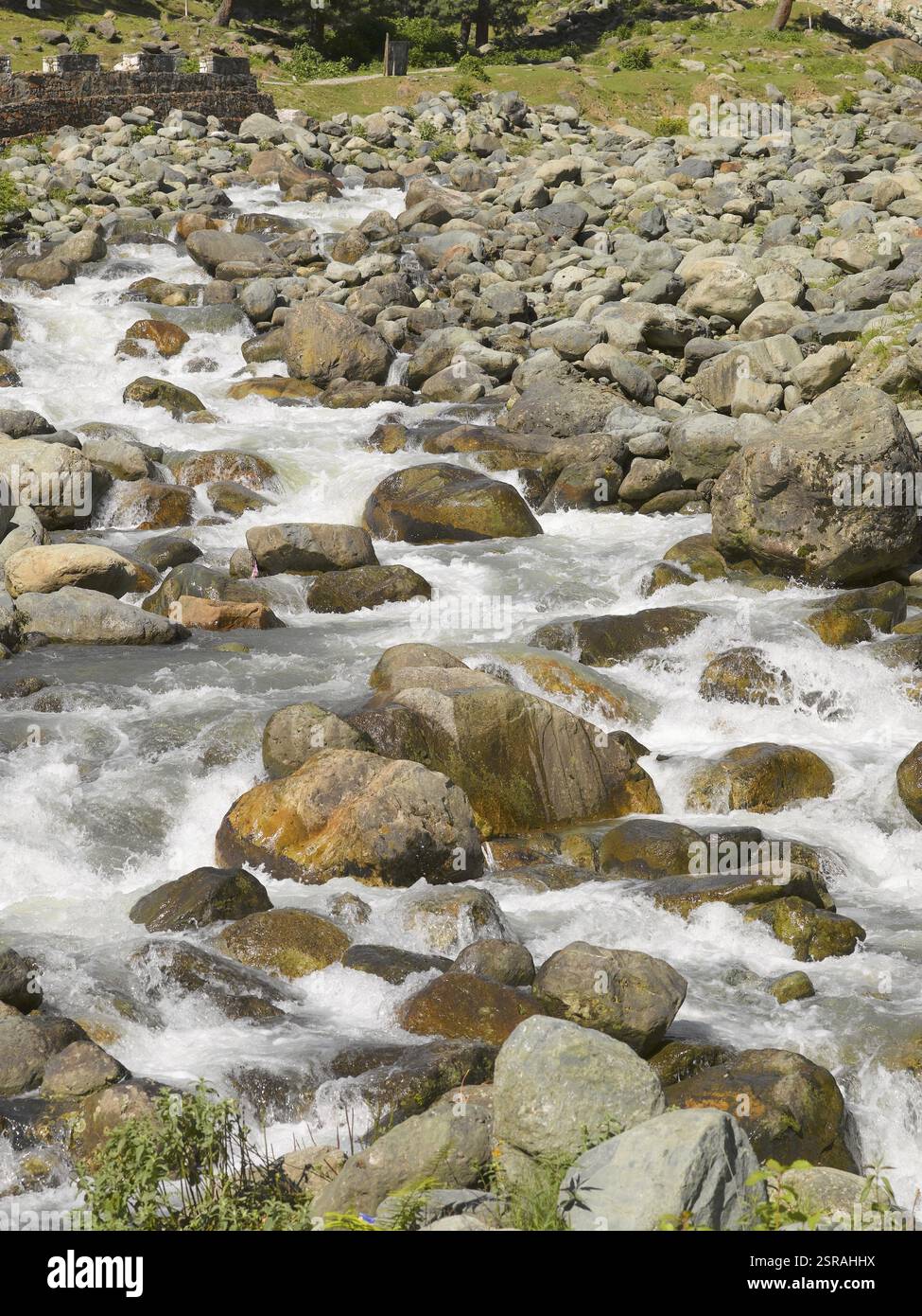 River, Pahalgam, Jammu and Kashmir, India, Asia Stock Photo - Alamy