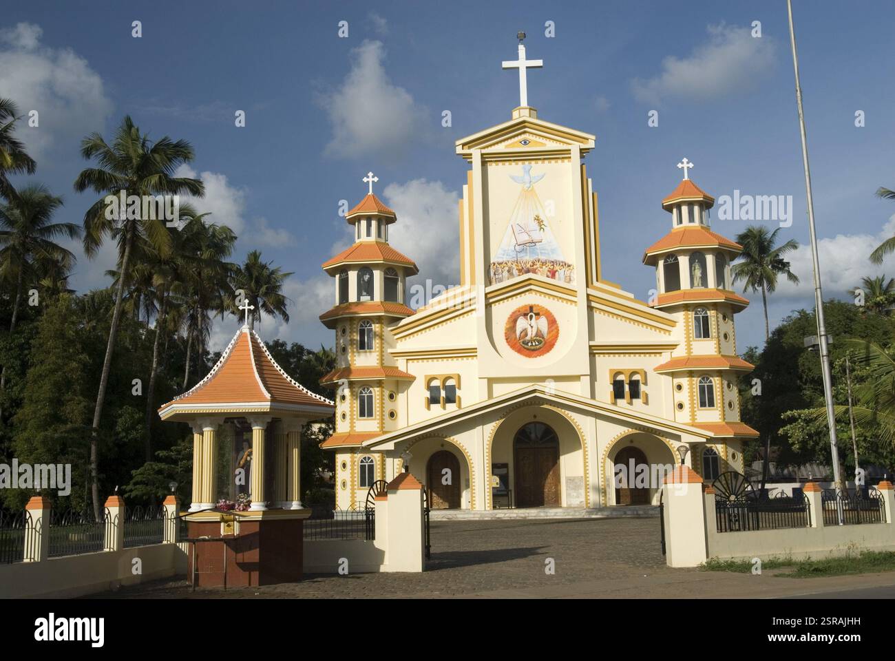 Saint Joseph church near kalady, Kerala, India, Asia Stock Photo - Alamy