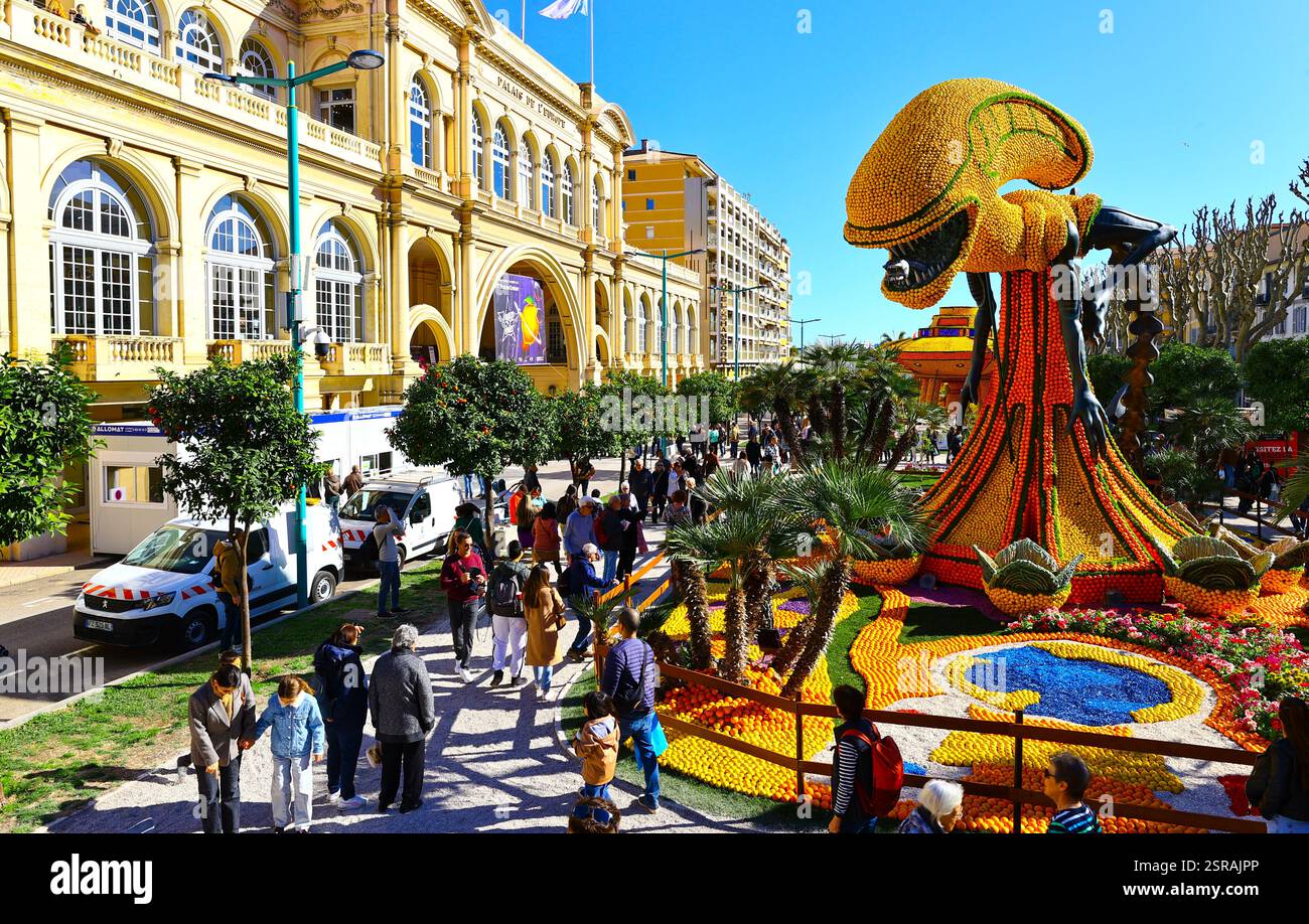 Menton, Frankreich. 15th Feb, 2025. Menton, France - February 15, 2025 ...