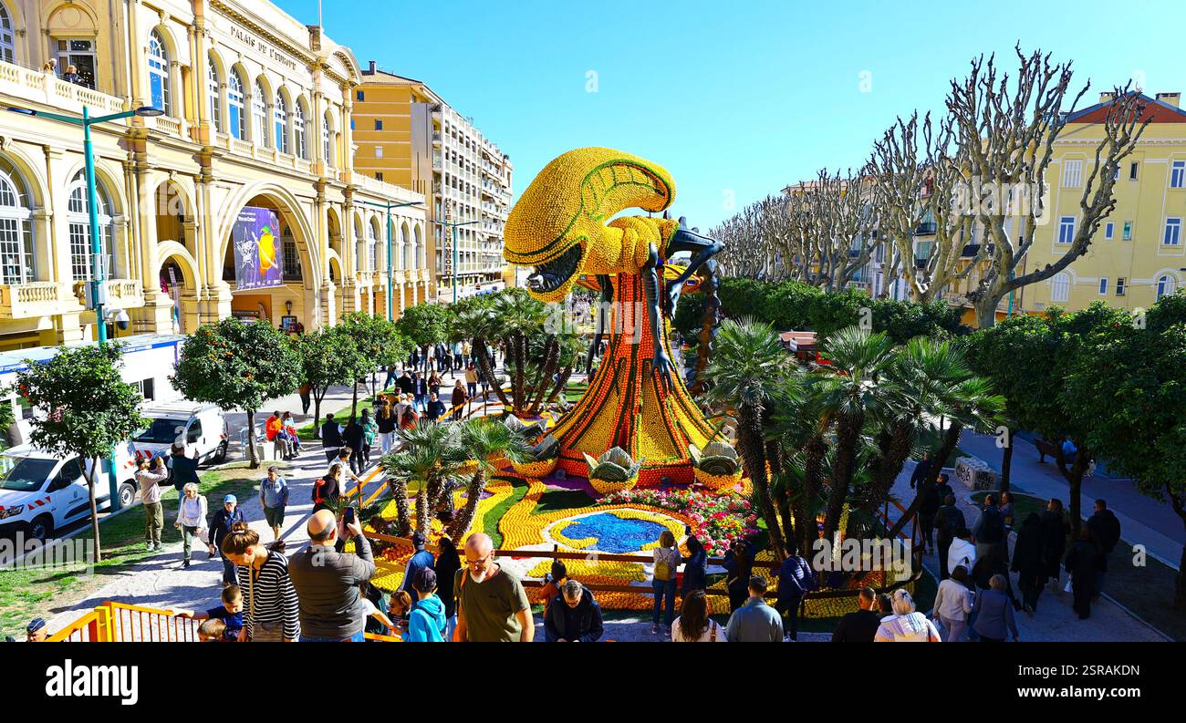 Menton, Frankreich. 15th Feb, 2025. Menton, France - February 15, 2025 ...