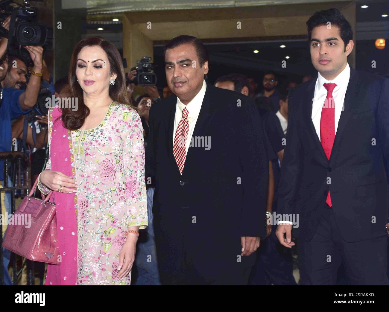 Reliance Industries Limited Chairman Mukesh Ambani Nita Ambani Akash Ambani Annual General ...
