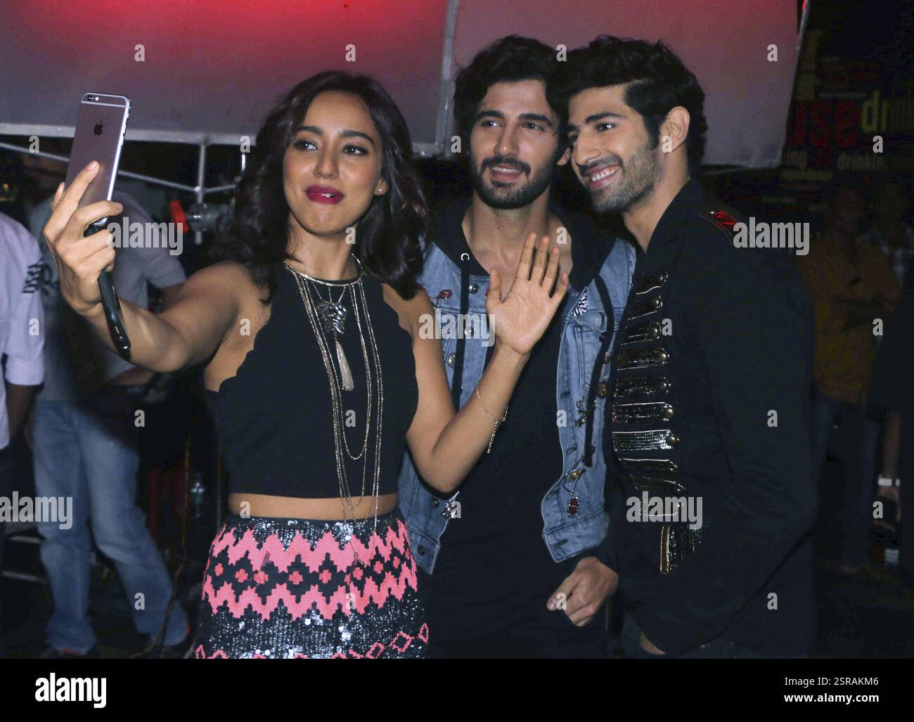 Bollywood actors Neha Sharma, Aashim Gulati and Aditya Seal video shoot ...