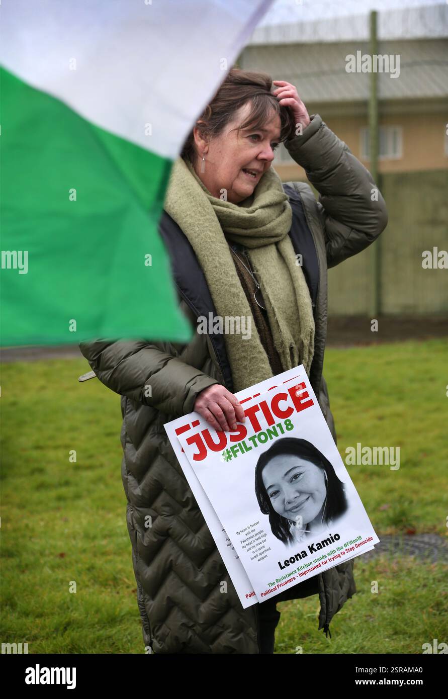 February 15, 2025, Bristol, England, UK: Emma Kamio, the mother of ...