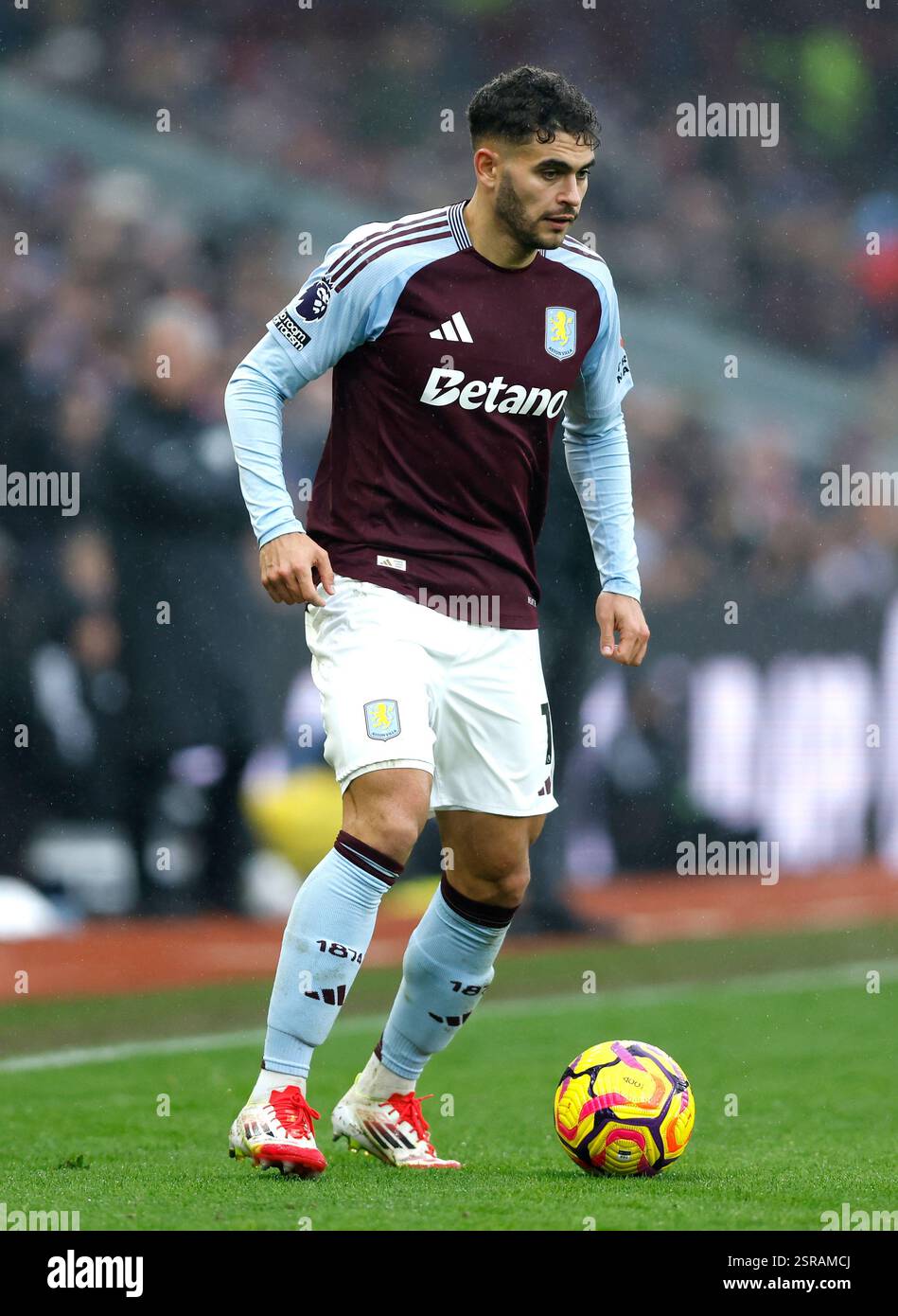 Aston Villa's Andres Garcia in action during the Premier League match ...