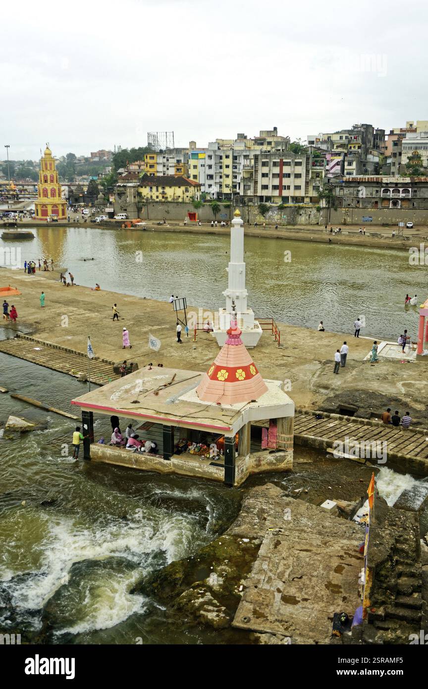 Godavari river ghat at nashik, Maharashtra, India, Asia Stock Photo - Alamy