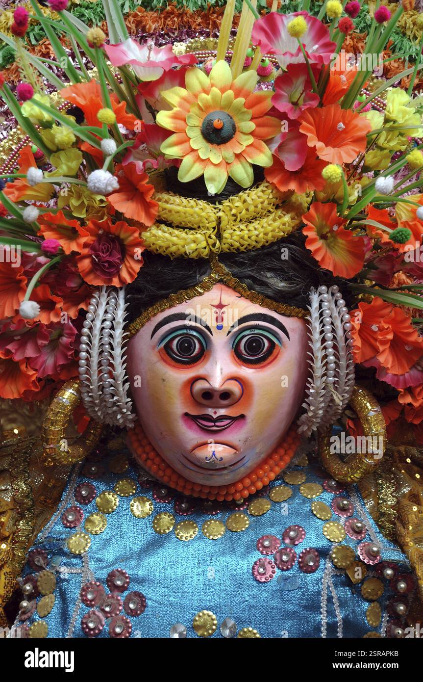 Chhau mask, kolkata, west bengal, india, asia Stock Photo - Alamy