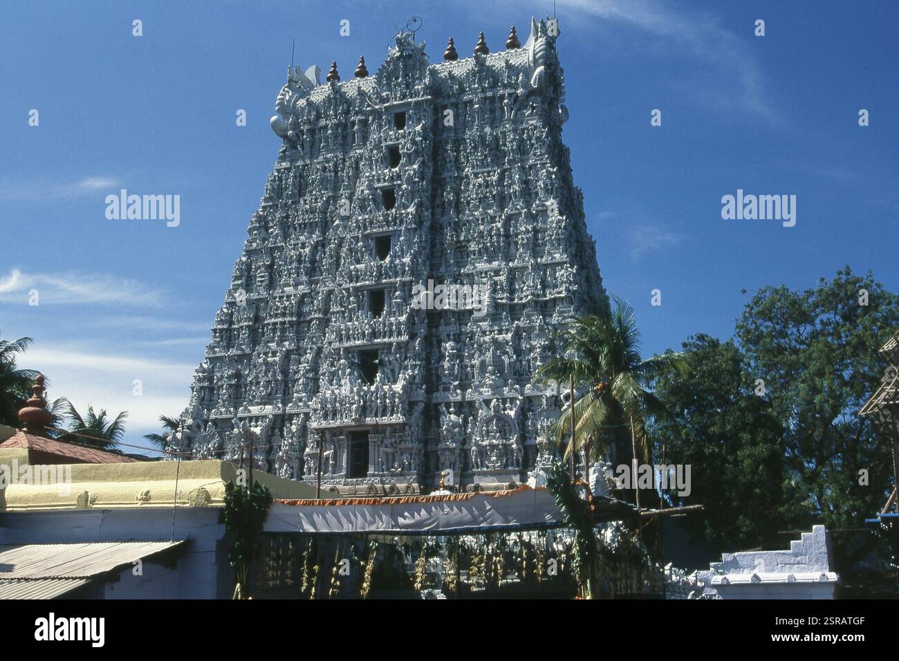 The Thanumalayan Temple in Suchindram, Kanyakumari, Tamil Nadu, India ...
