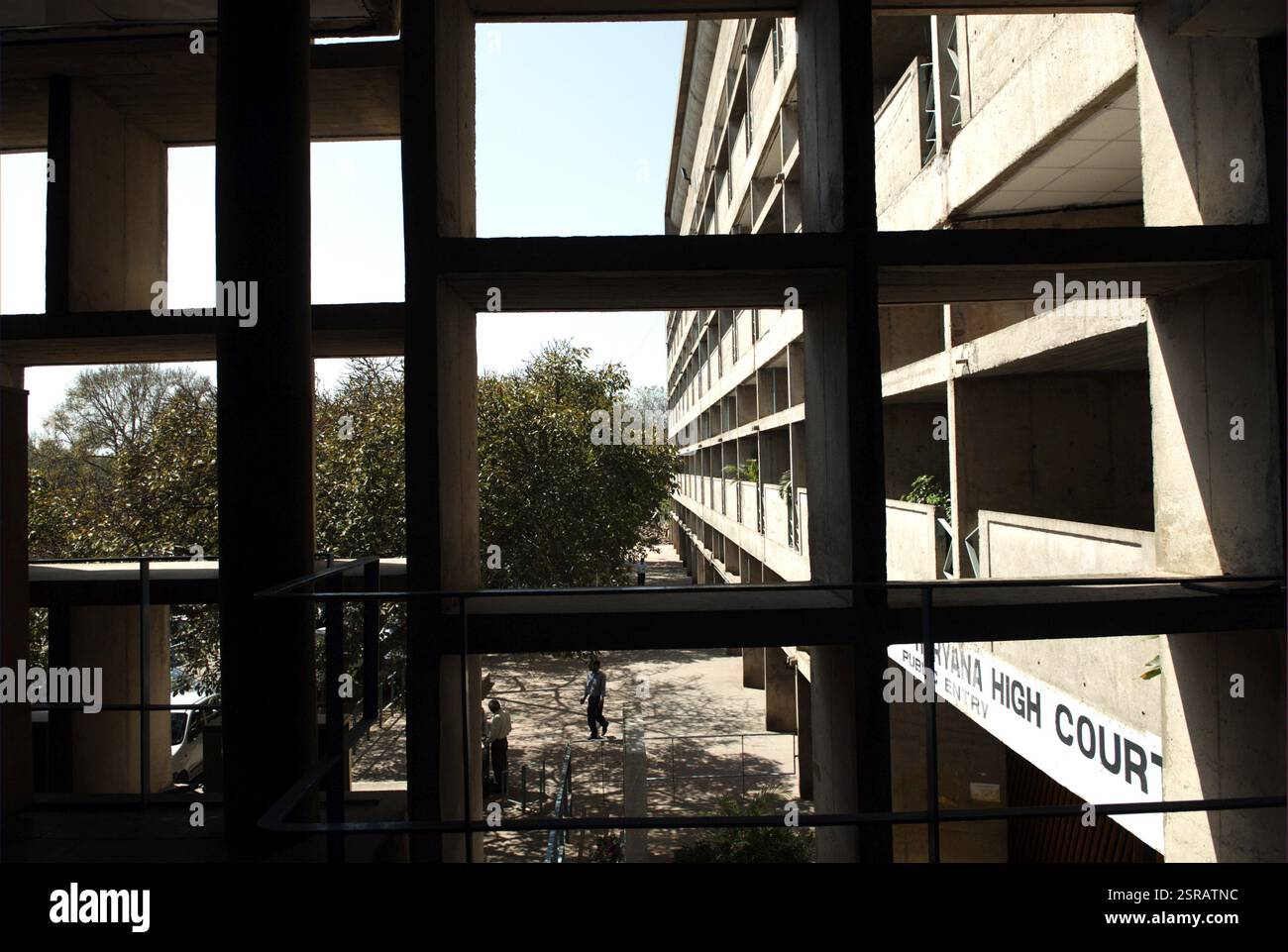 Inside view of Punjab and Haryana High court designed by famous French ...